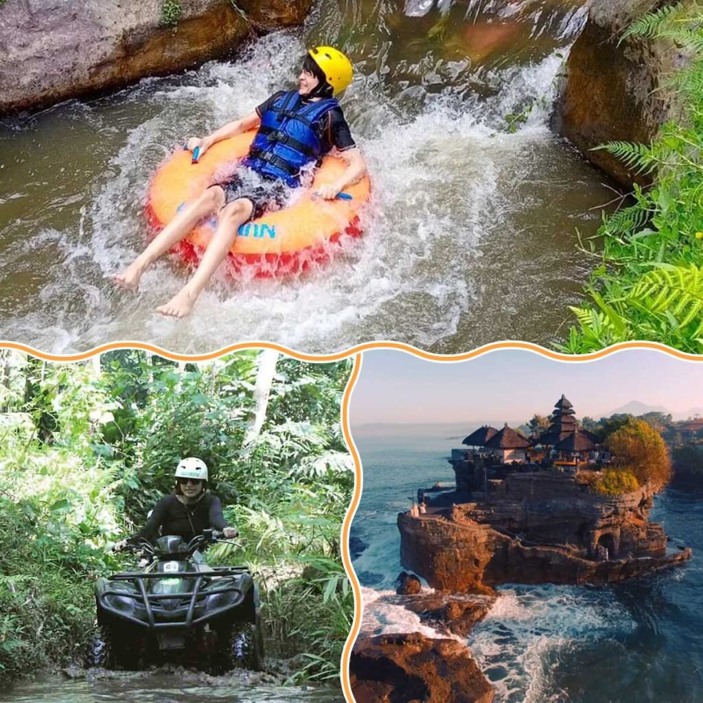 Cave River Tubing + ATV + Tanah Lot Temple Tour - Bali Tubing